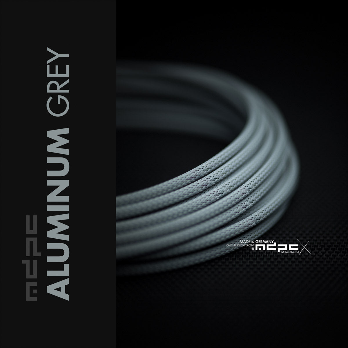 MDPC-X SMALL Sleeve Aluminum-Grey 1M – Sleeving-Japan