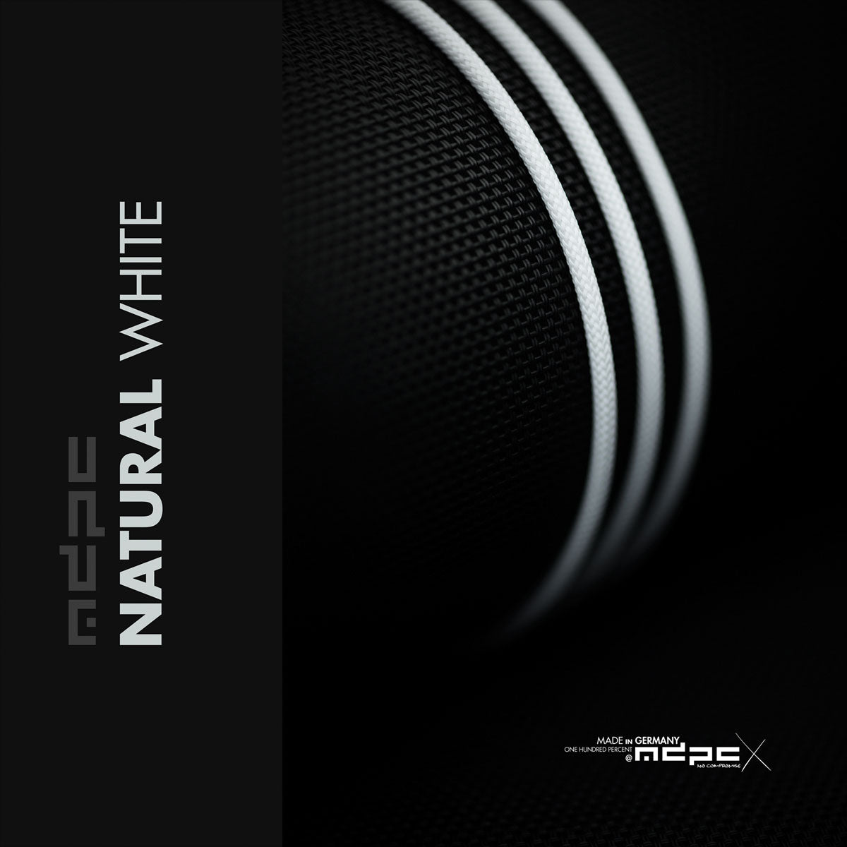 MDPC-X Natural-White Cable Sleeve XTC 1M – Sleeving-Japan